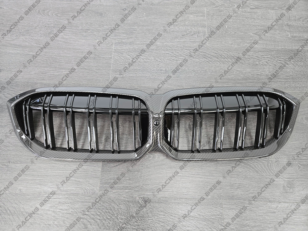 2023+ BMW G20 LCI 3 Series M Style Front Grille (CARBON FIBER) — RACINGBEES