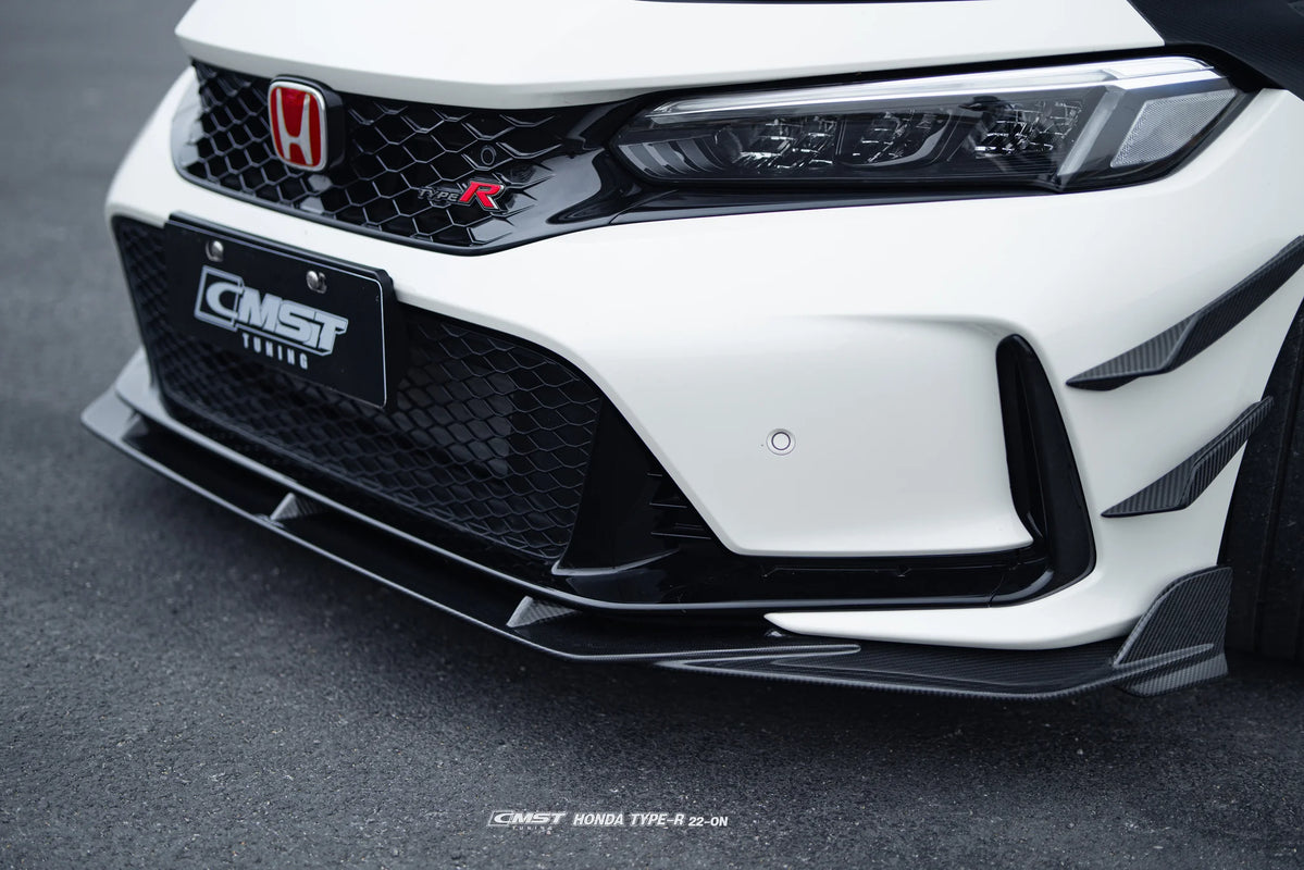 2022+ Honda Civic FL5 Type-R CMST Front Bumper Lip (Carbon Fiber ...