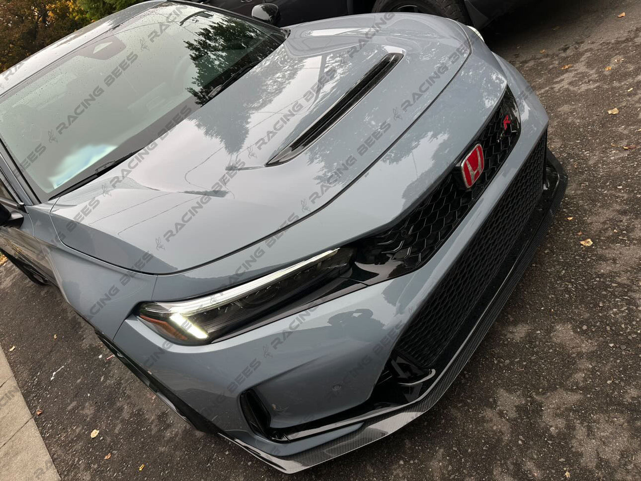 2022+ Honda Civic FL5 Type-R A Style Front Bumper Lip (Carbon Fiber ...