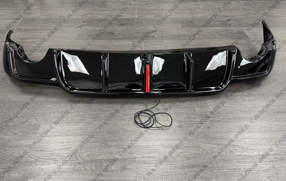2014-2016 Lexus IS250/300/350 Led Style Rear Bumper Diffuser (Black ...