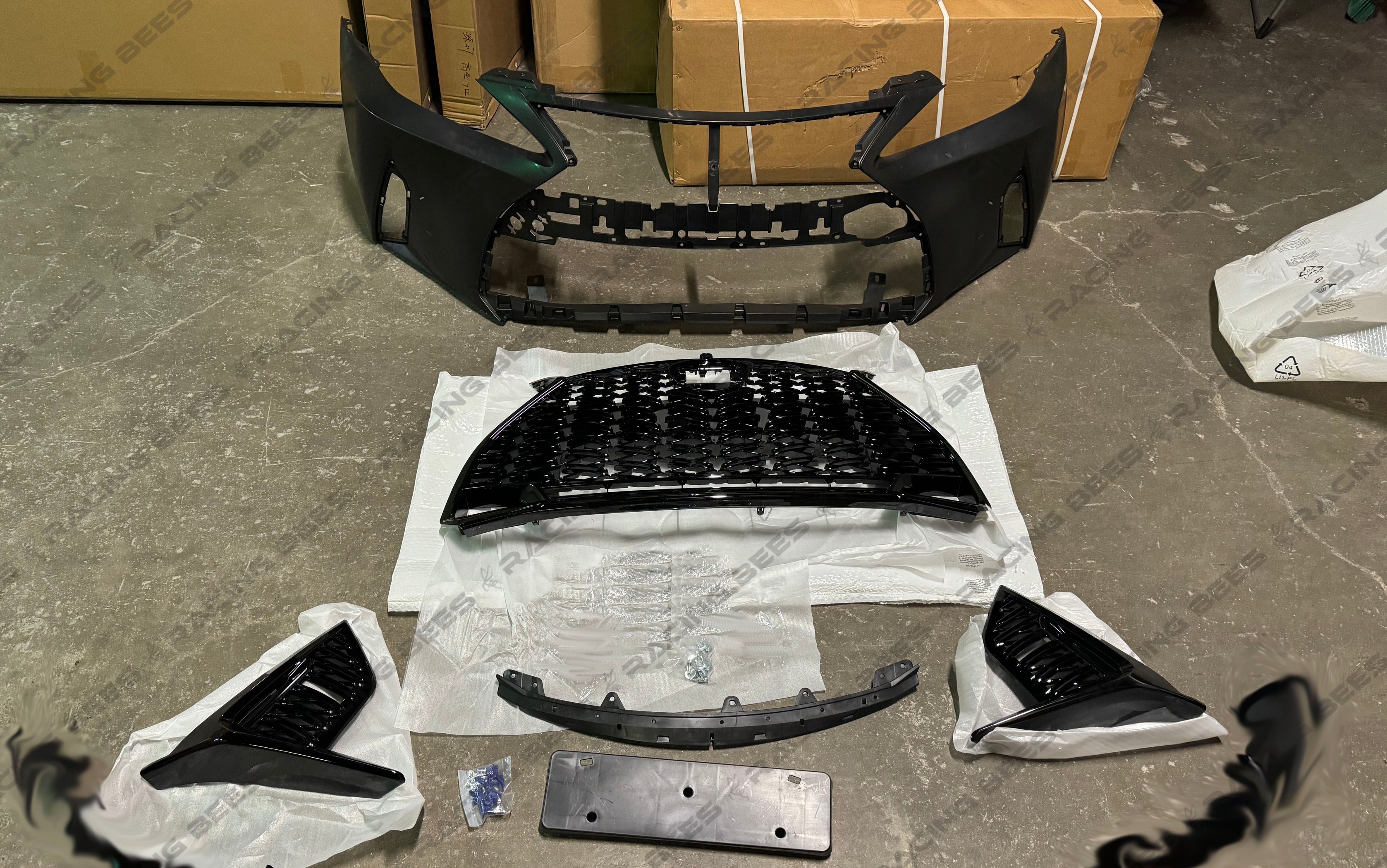2006-2013 Lexus IS250/300/350 4IS F-Sport Front Bumper Conversion ...