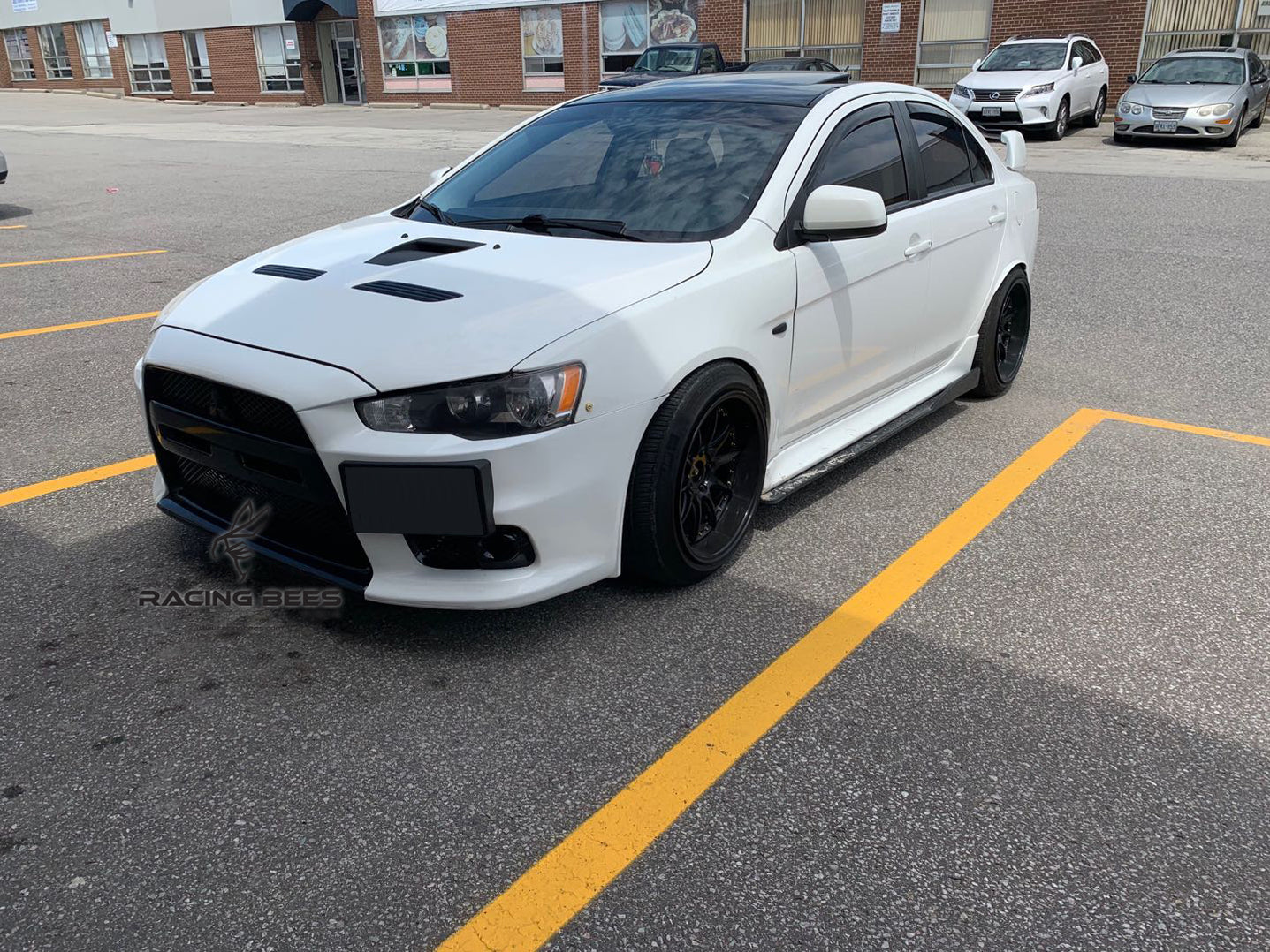 2008-2017 Mitsubishi Lancer EVO Style Front Bumper Conversion — RACINGBEES
