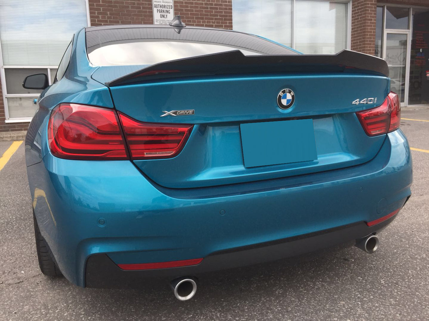 2014-2018 BMW F32 4 Series Trunk Spoiler PSM Style (Carbon Fiber ...