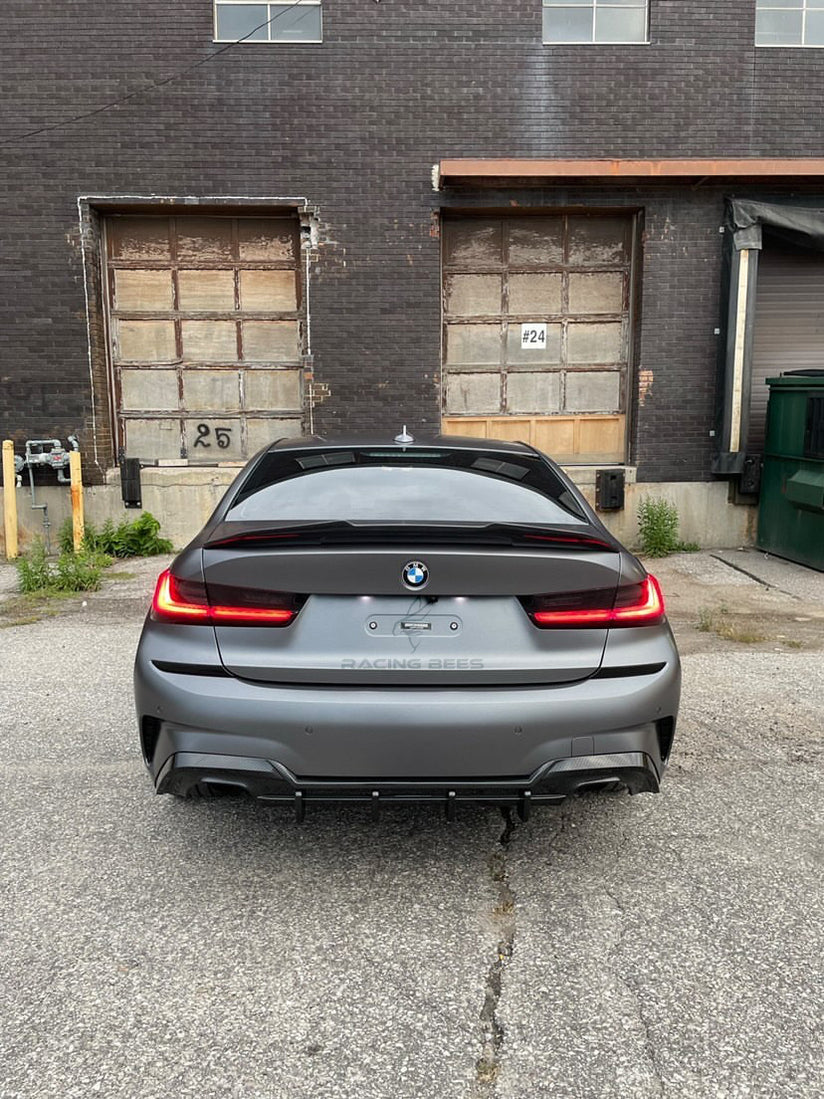 2019+ BMW G20/G80 3 Series/M3 PSM Style Trunk Spoiler Carbon Fiber ...