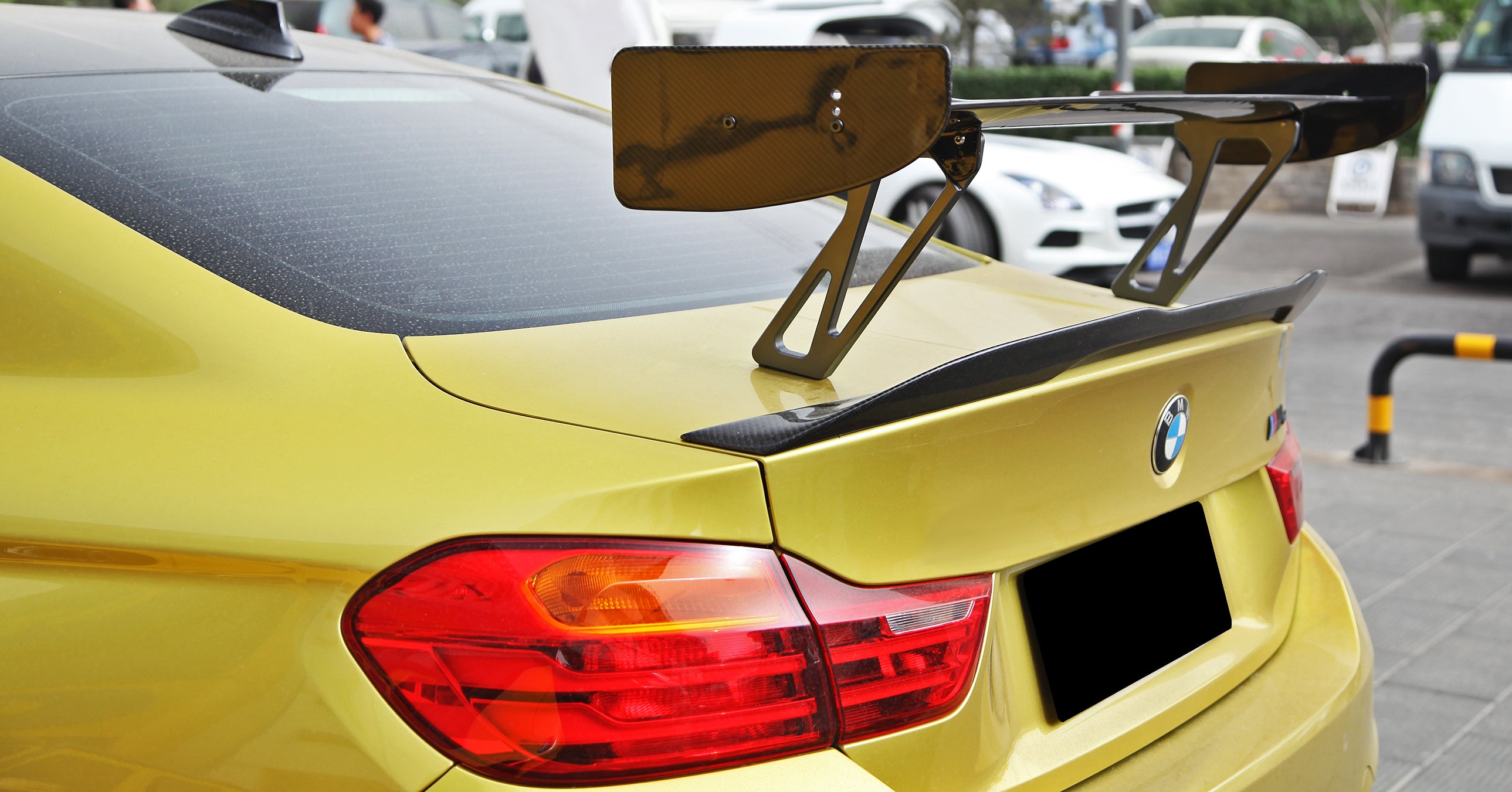 BMW Universal Competition GTS Style Trunk Spoiler Wing (Carbon Fiber ...