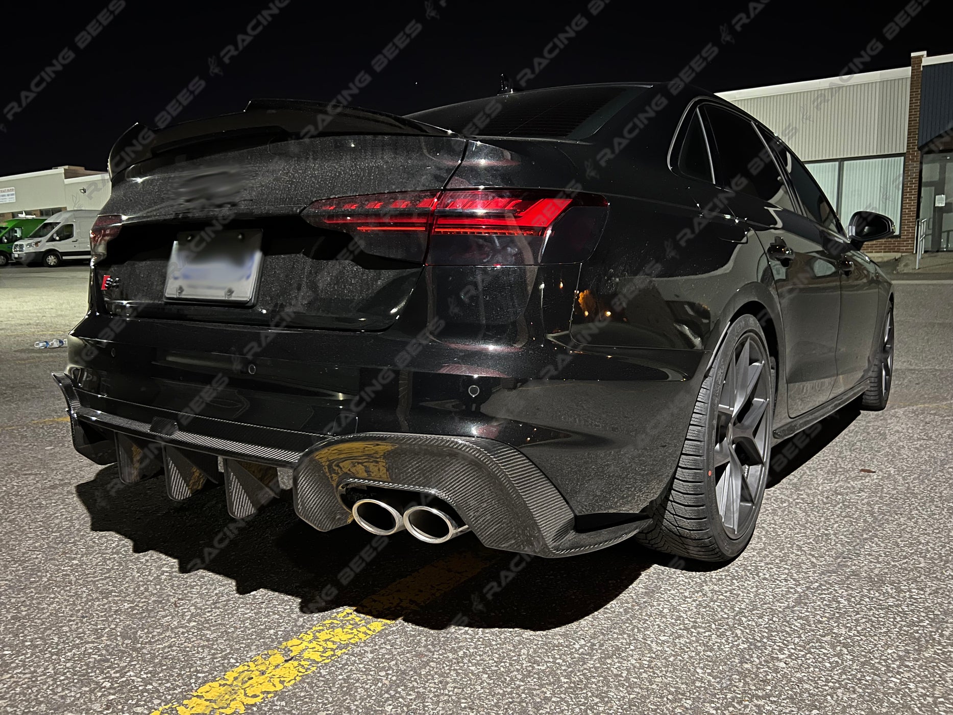 2020+ Audi B9.5 A4 S-Line/S4 BK Style Rear Diffuser (Carbon Fiber ...