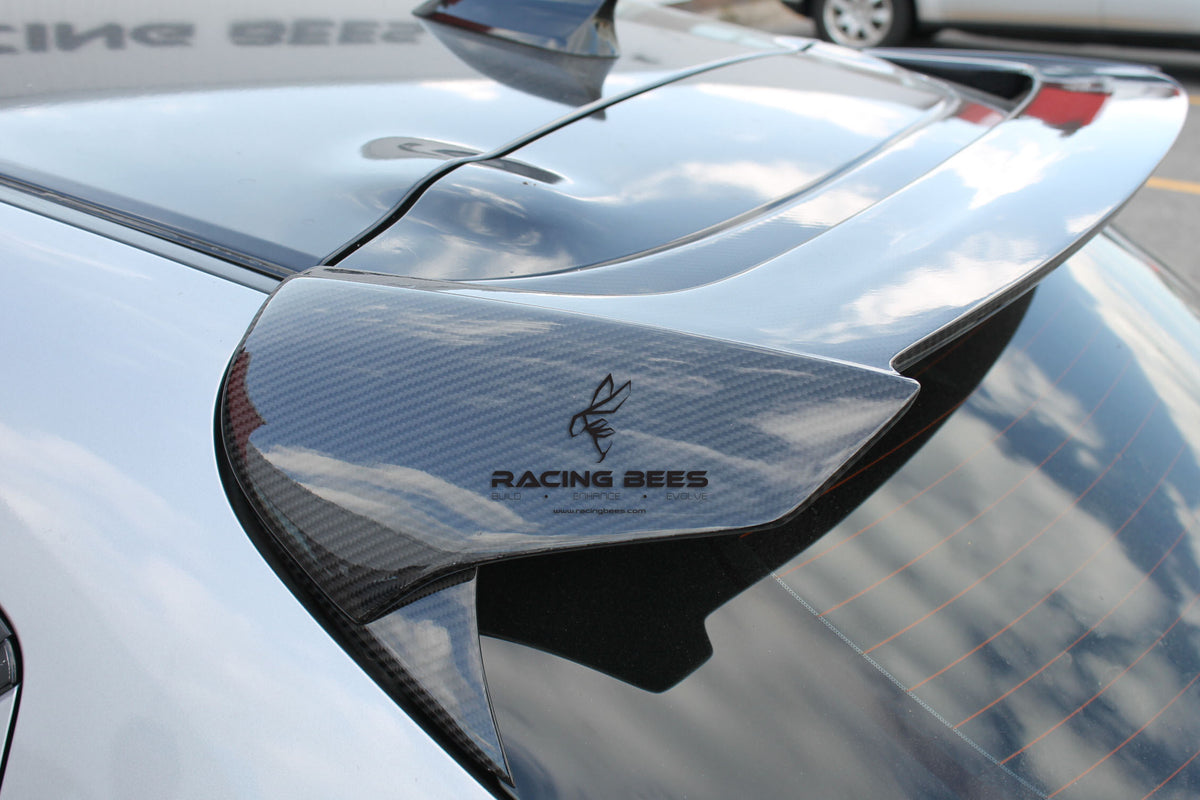 2014-2018 Mazda 3 Hatchback Z Style Trunk Spoiler (Carbon Fiber ...