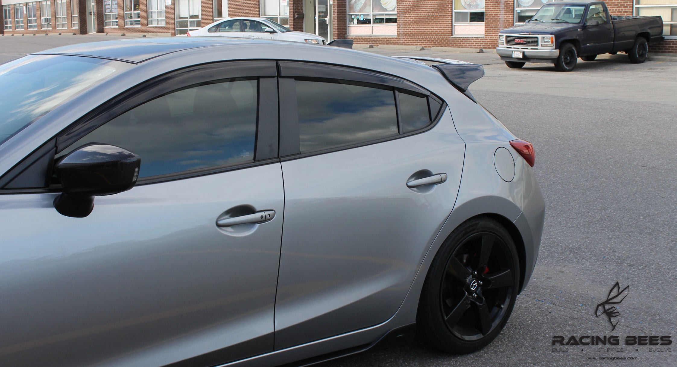 2014-2018 Mazda 3 Hatchback Z Style Trunk Spoiler (Carbon Fiber ...